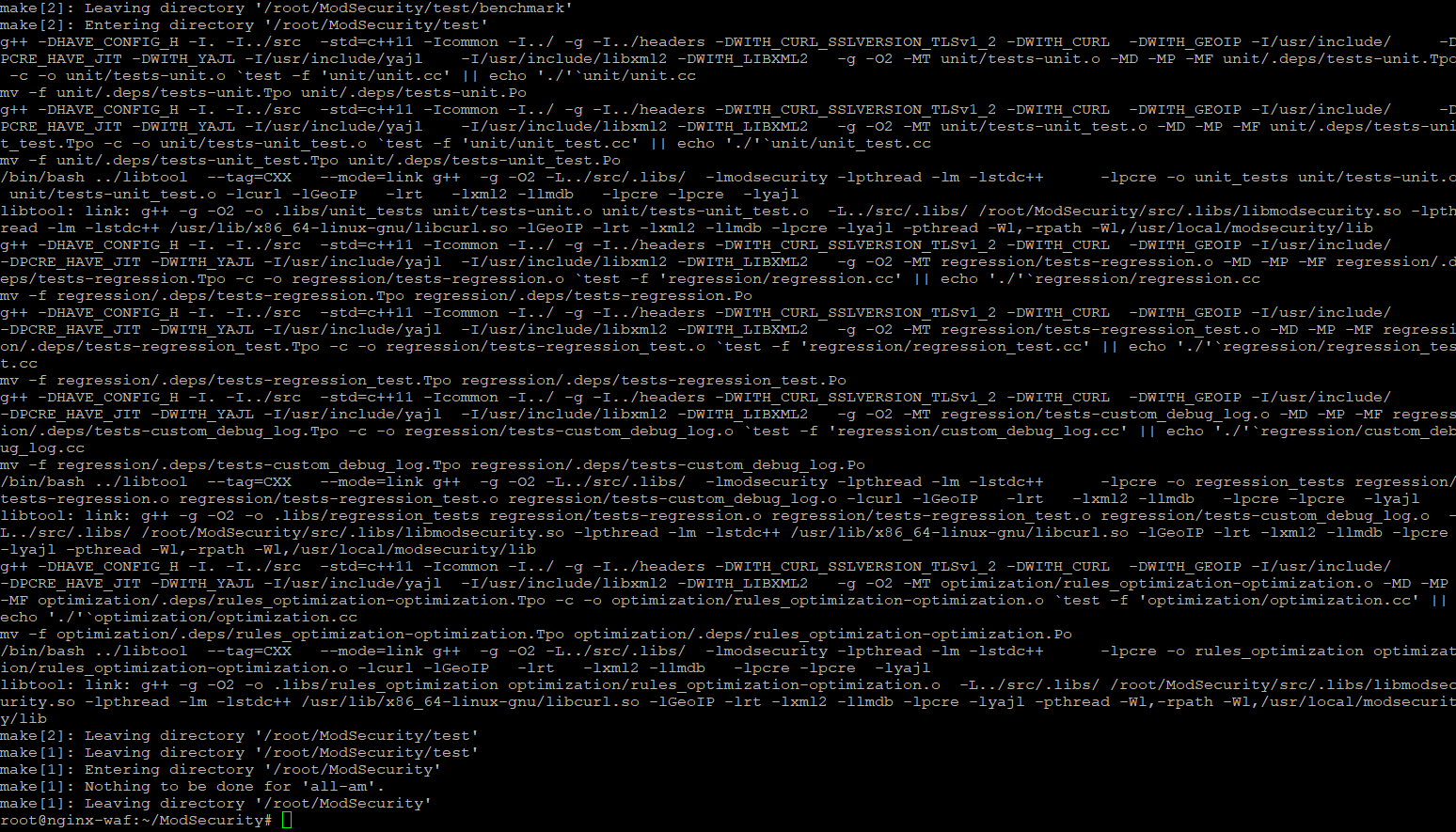 Install Web Application Firewall (WAF) with NGINX Debian 10