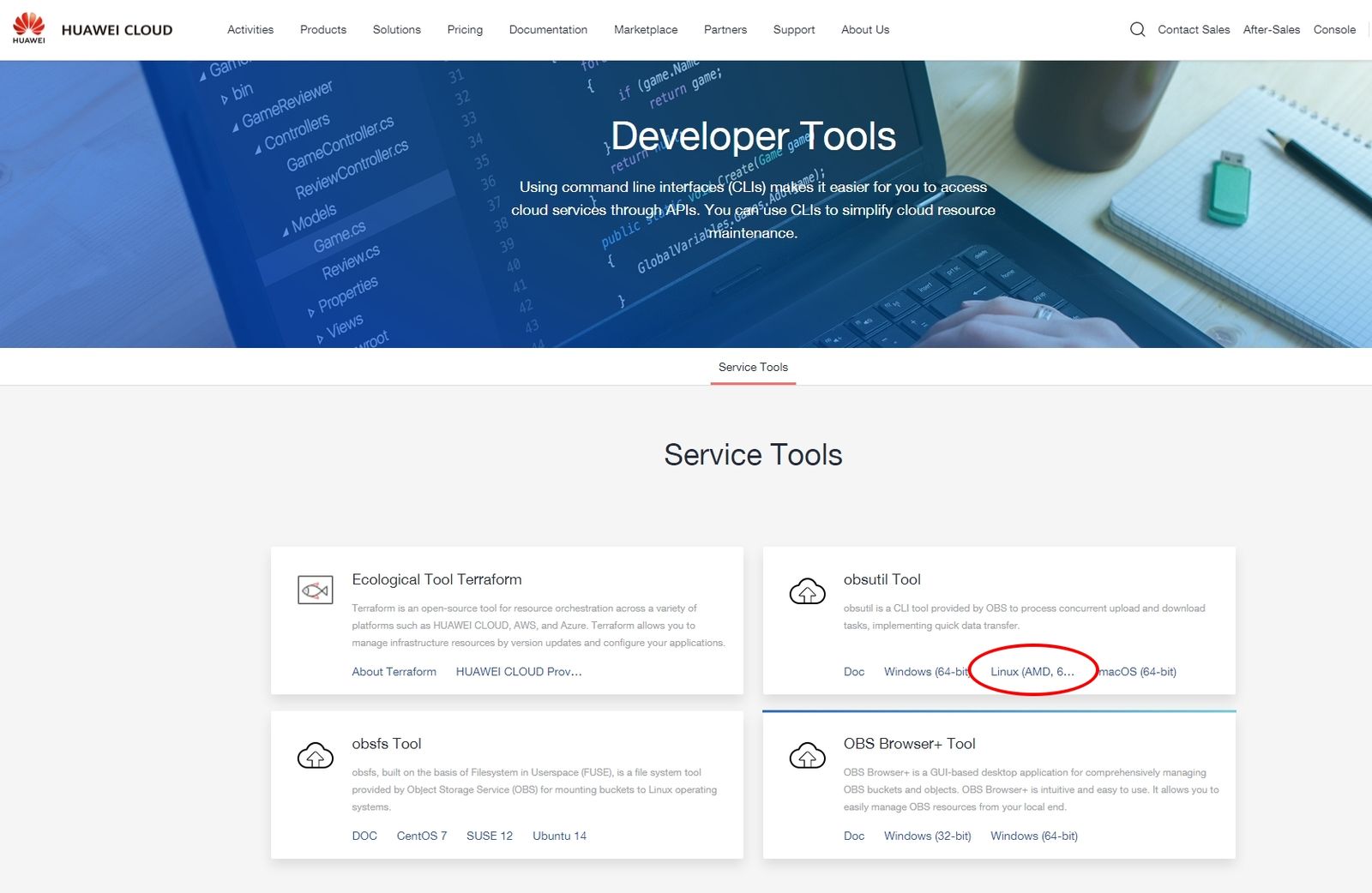 Use Huawei cloud object storage with obsutil tool